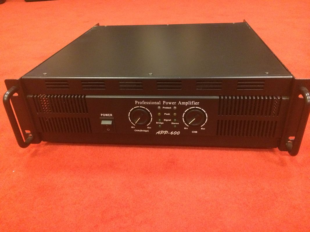 OEM ODM Stage Power Amplifier Class H 2 X 900W For Sound Reinforcement