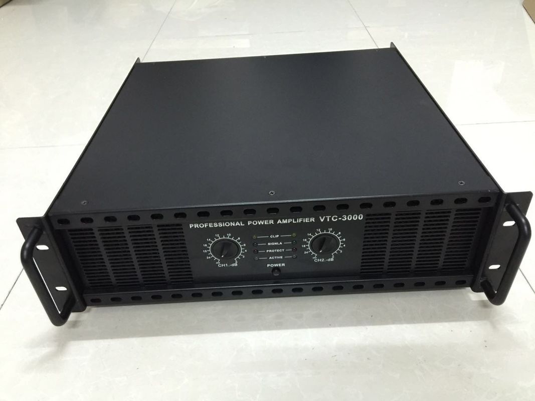 0.75V 2500W Power Amplifier Professional Class H With Two Cooling Fans