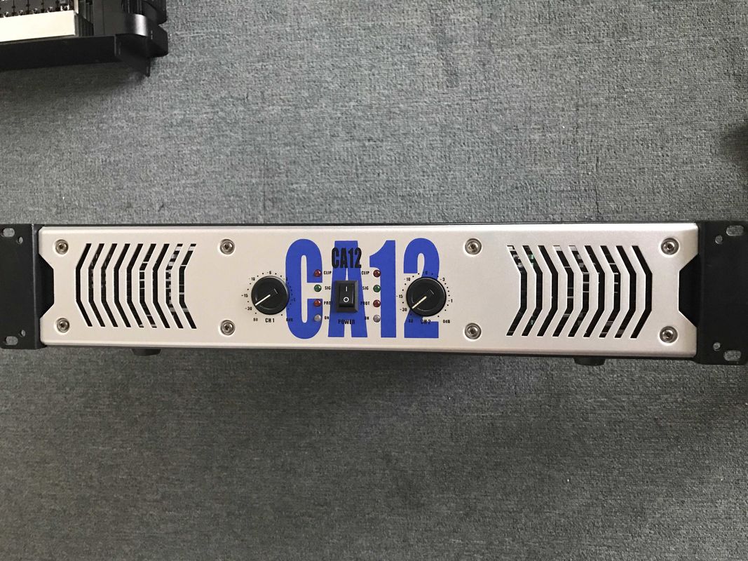 CA12 Powerful Pro Sound Power Amplifier 2 Channel for recording studios ...