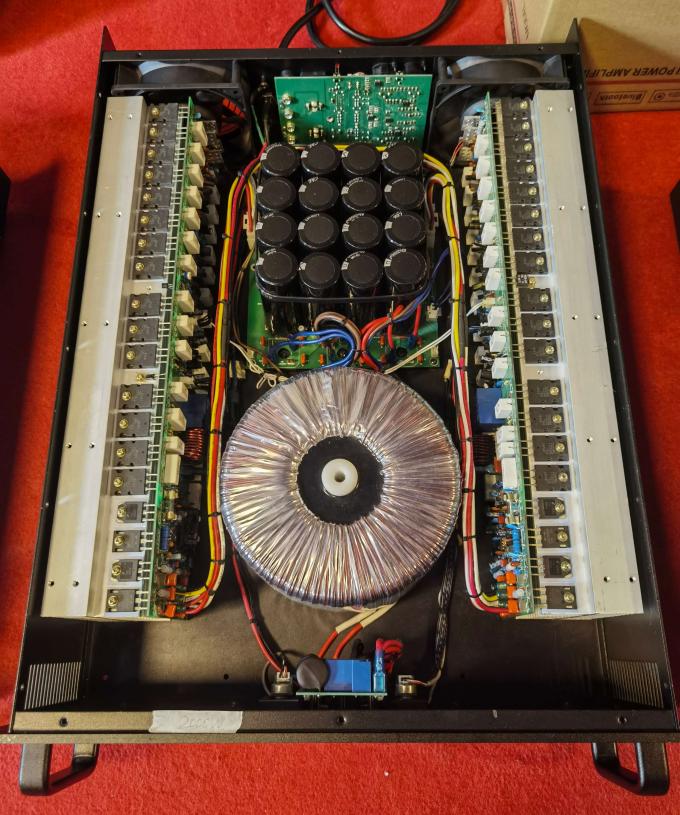 H1800 Professional Power Amplifier 2 Channel With Two Cooling Fans