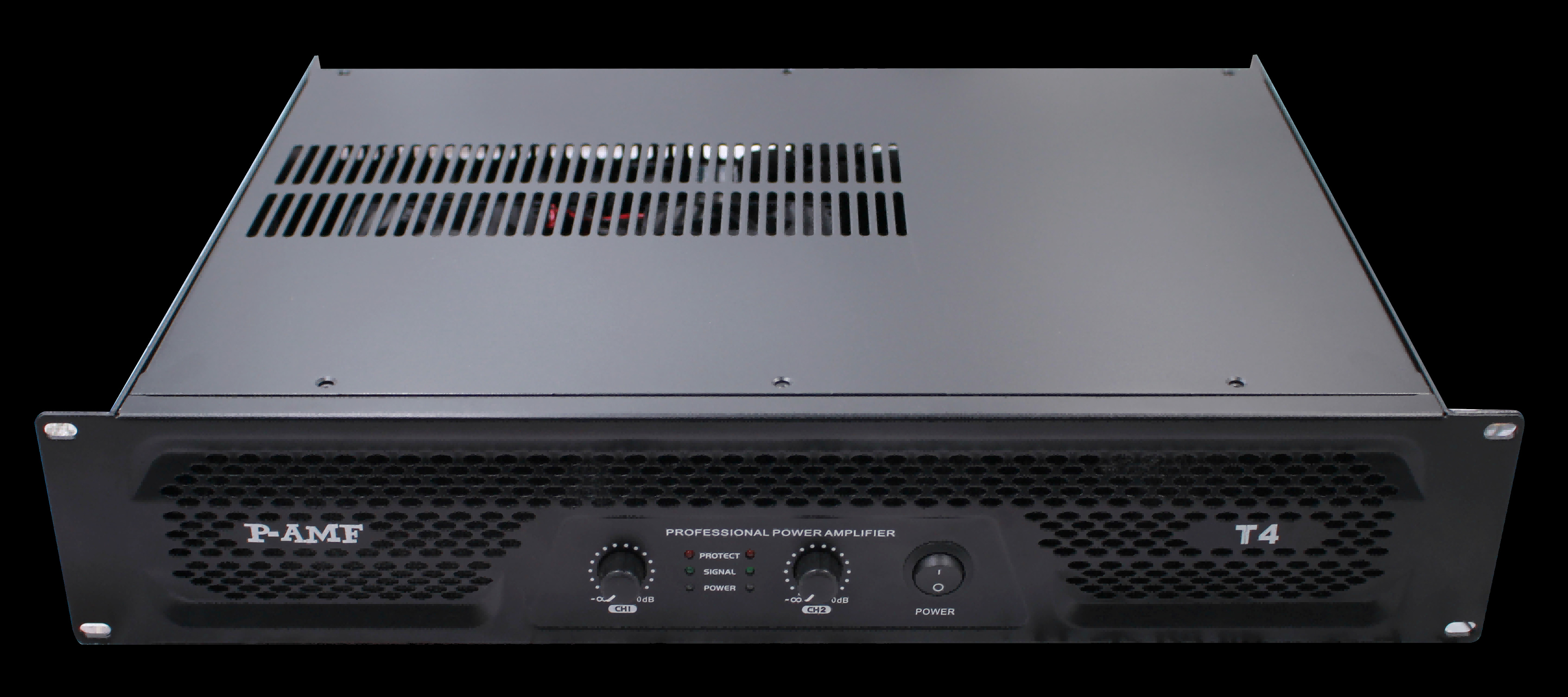 T4 From 2 X 400W Professional Power Amplifier Black For Public Address ...