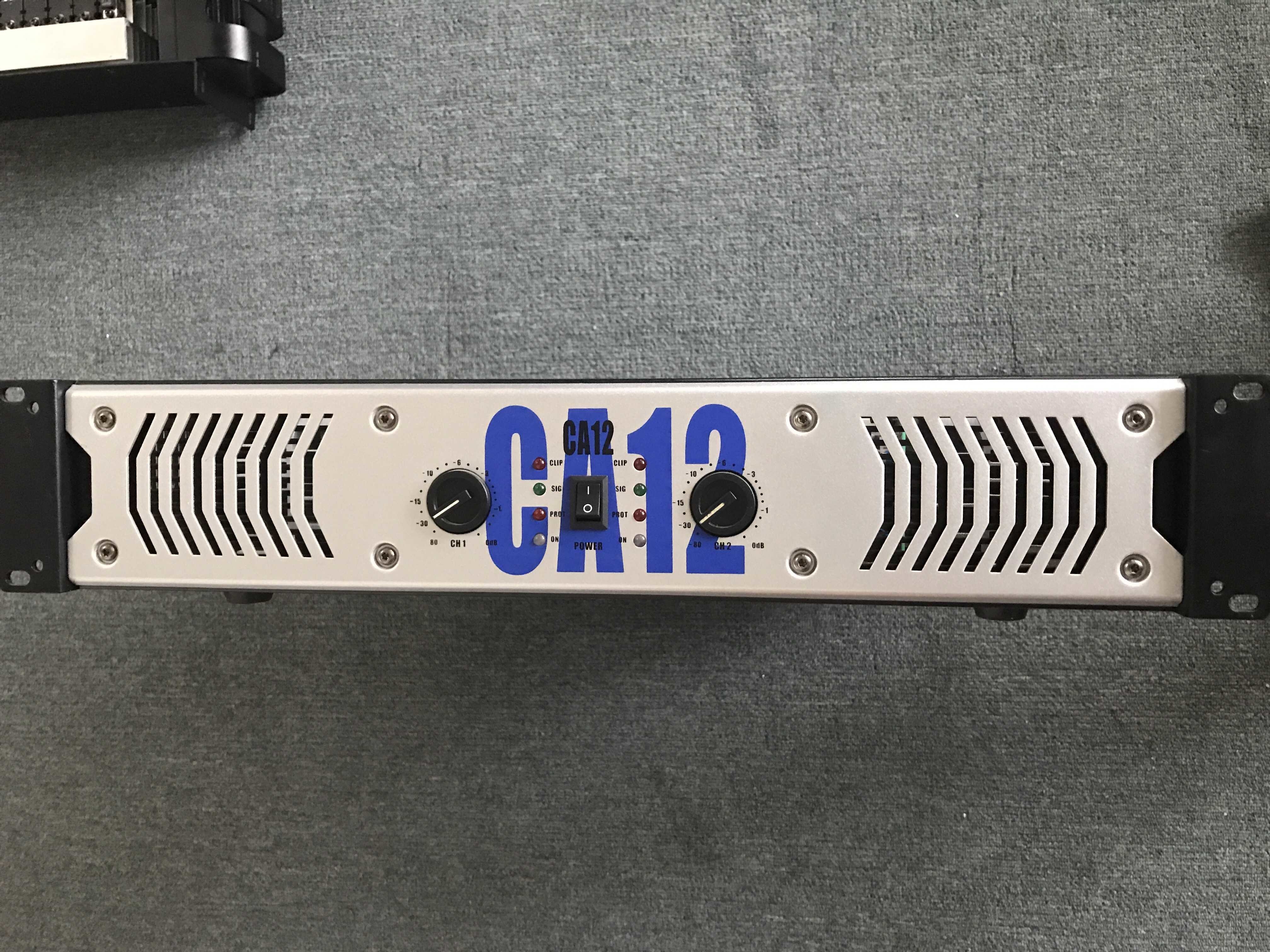 CA12 Powerful Pro Sound Power Amplifier 2 Channel for recording studios ...