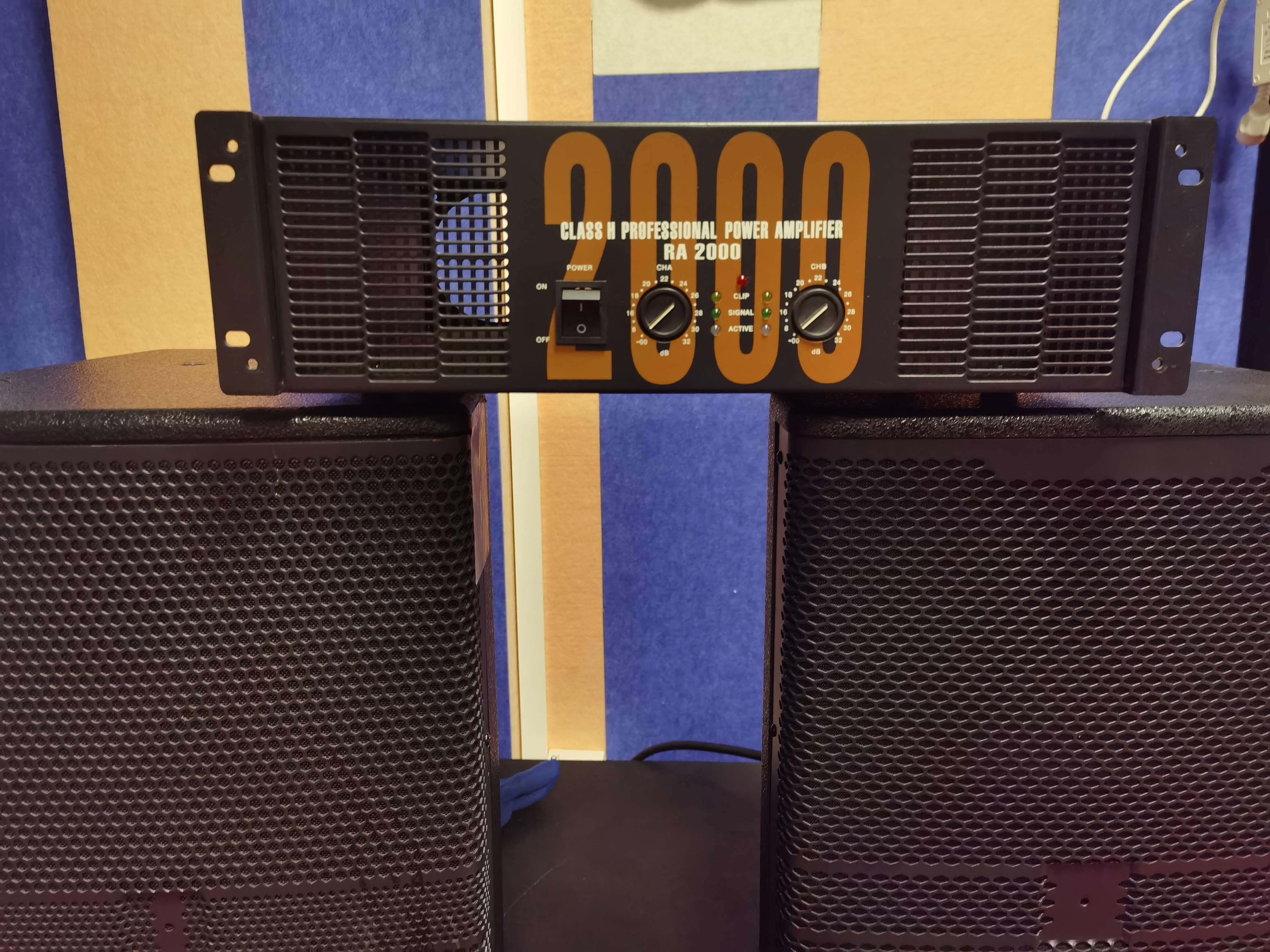 Class H Karaoke Power Amplifier 2x1700w Energy Saving For Linear Array ...