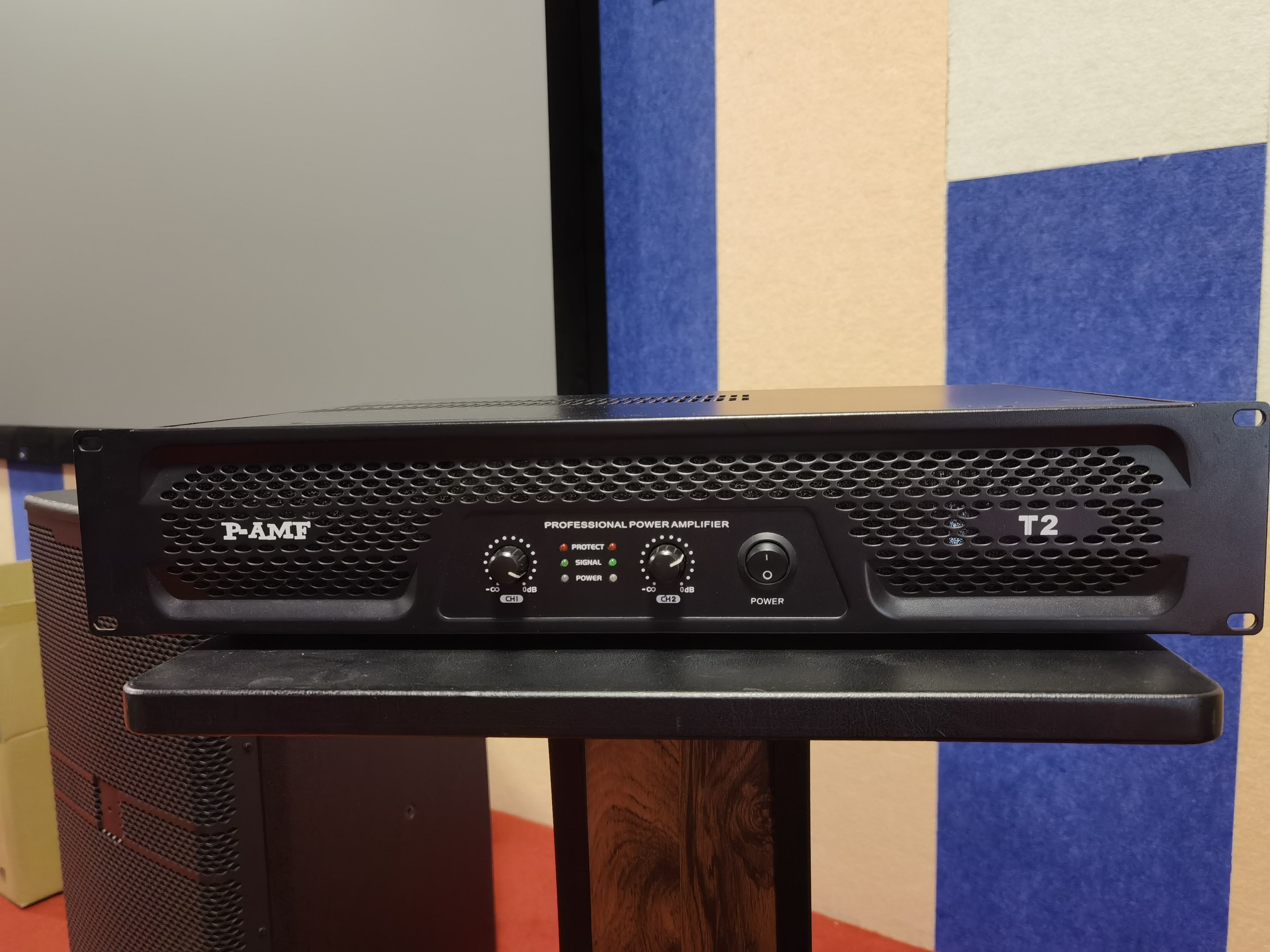 T2 300 Watt Power Amplifier 2 Channel With Non Grading Fan Speed