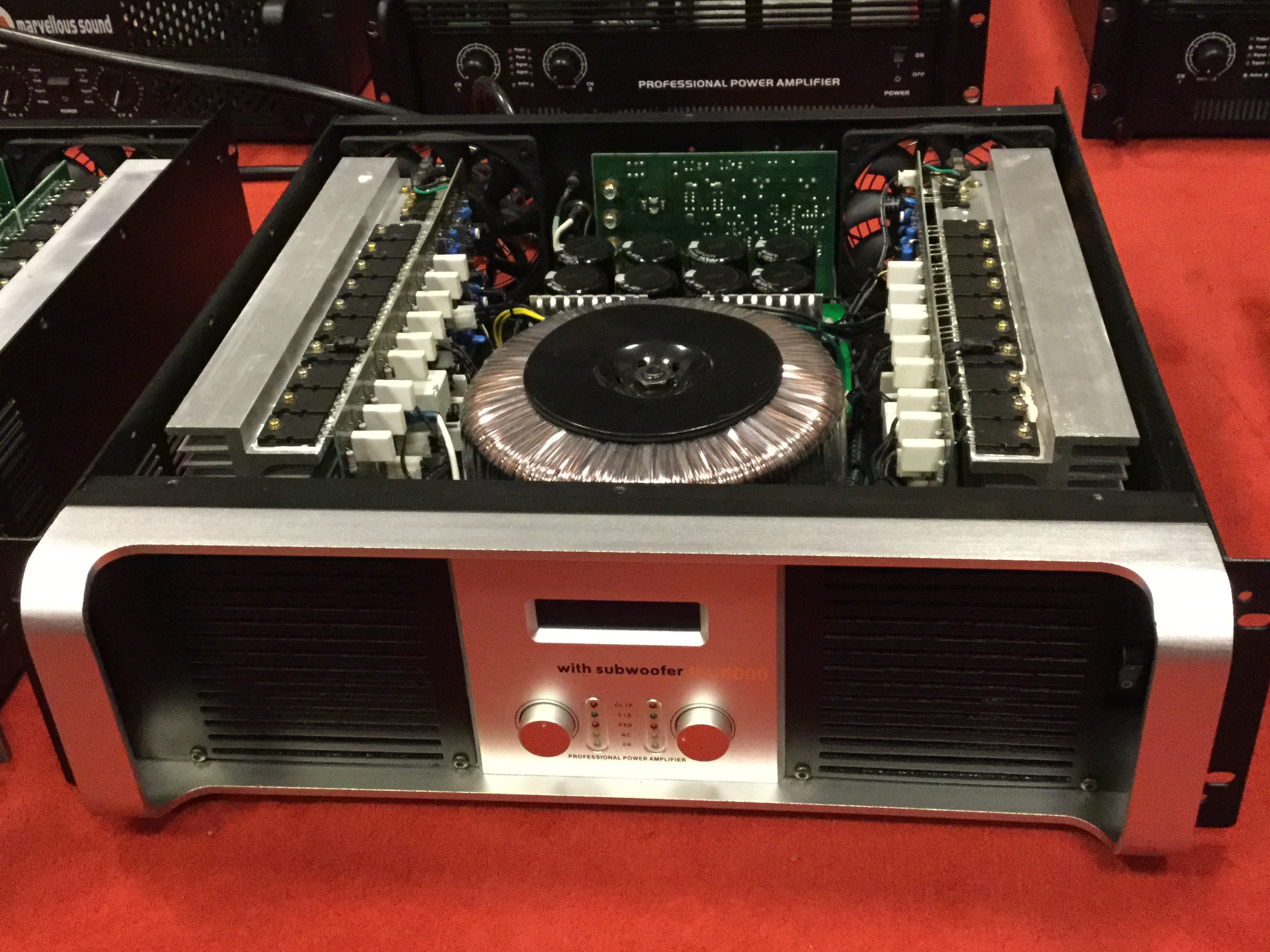 Stage Speaker Power Amplifier Class H For Medium And Large Performances